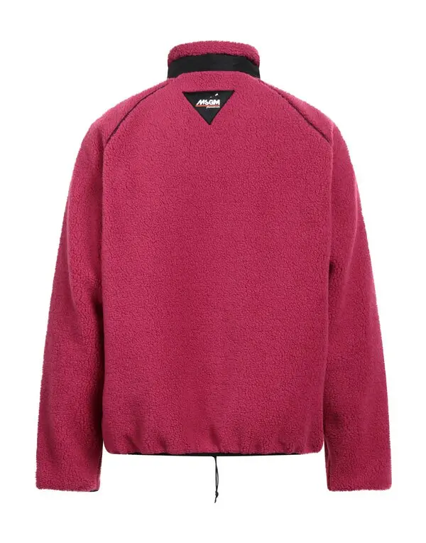 MSGM Jacket In Acrylic And Polyester - Pink