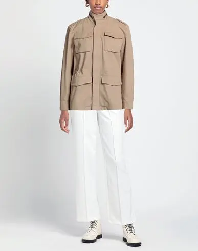 MP MASSIMO PIOMBO Cotton Casual Jacket - Beige