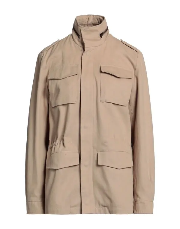 MP MASSIMO PIOMBO Cotton Casual Jacket - Beige