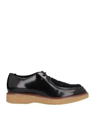 TOD'S Lace-up Shearling-lined Leather Shoes