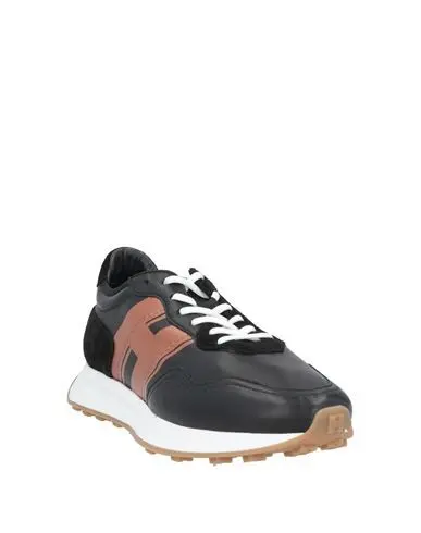 Hogan Leather Low-top Sneakers - Black