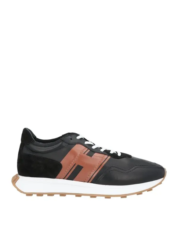 Hogan Leather Low-top Sneakers - Black