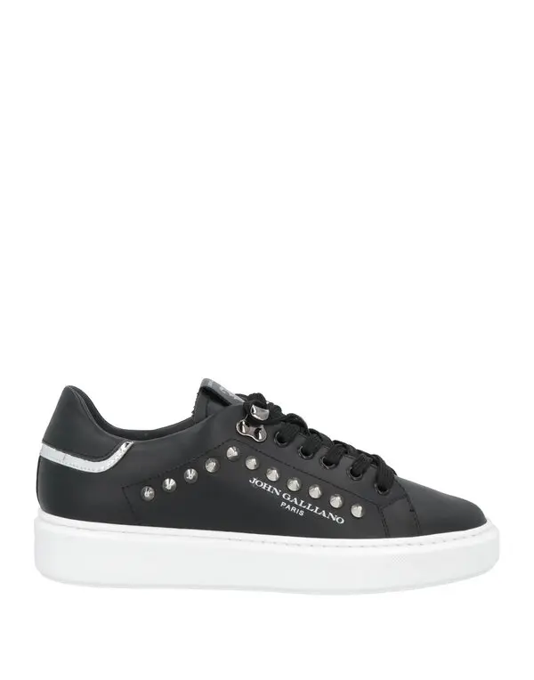 John Galliano Calfskin Low-top Sneakers