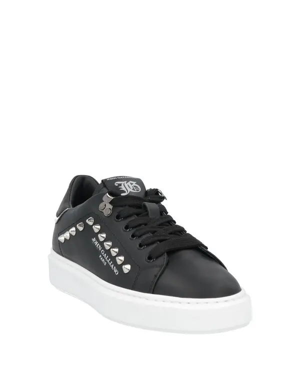 John Galliano Calfskin Low-top Sneakers