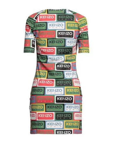 Kenzo Bodycon Mini Dress - Green