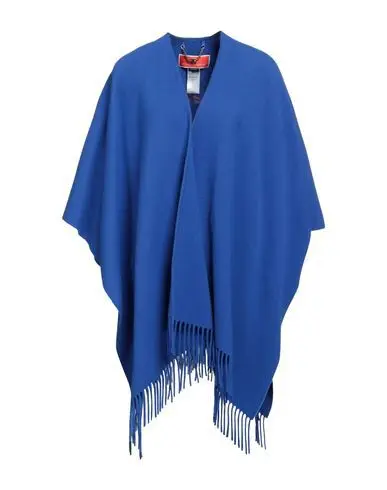 Elisabetta Franchi Wool Cape With Logo