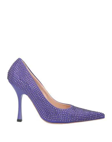 LIU •JO Leonie Hanne X Rhinestone Pumps - Purple