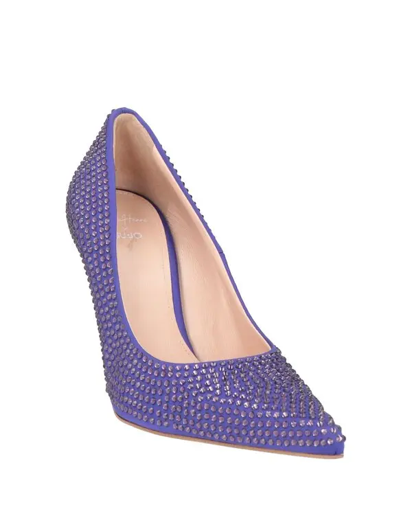 LIU •JO Leonie Hanne X Rhinestone Pumps - Purple