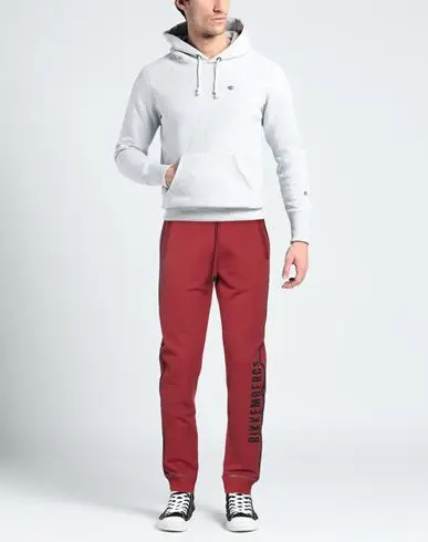 BIKKEMBERGS Pants Brick Size Polyester, Elastane - Red