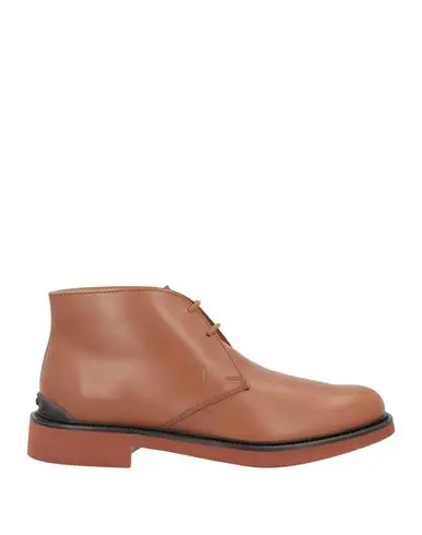 TOD'S Leather Ankle Boots - Brown