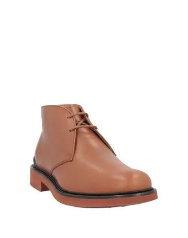 TOD'S Leather Ankle Boots - Brown