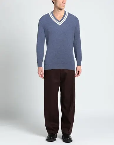 Brunello Cucinelli Sweater In Cashmere - Blue