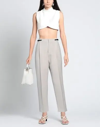 Elisabetta Franchi Wool Viscose Silk Tapered Pants