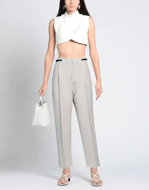 Elisabetta Franchi Wool Viscose Silk Tapered Pants