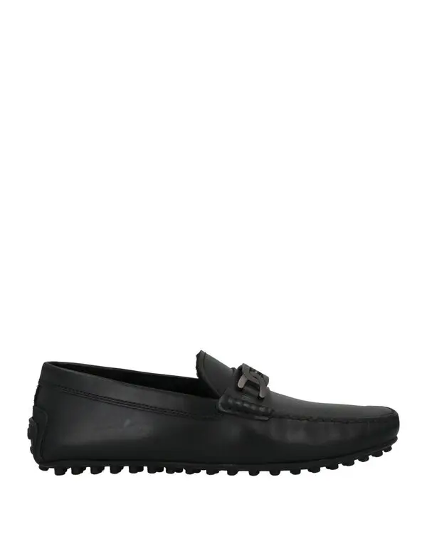 TOD'S Leather Loafers With Shearling Lining