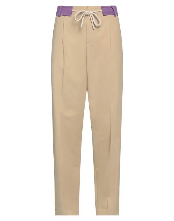 Palm Angels Regular Fit Trousers - Beige