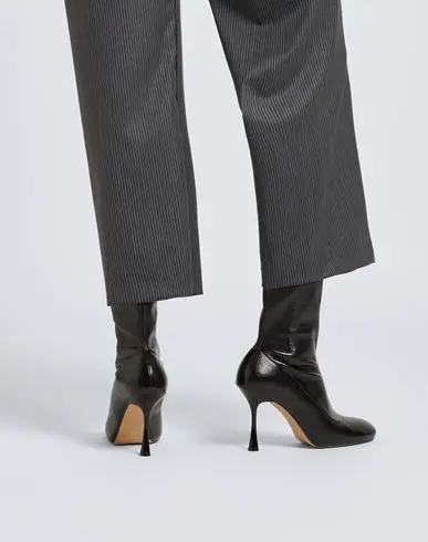 8 BY YOOX Grain Stretch Ankle Sock Boots