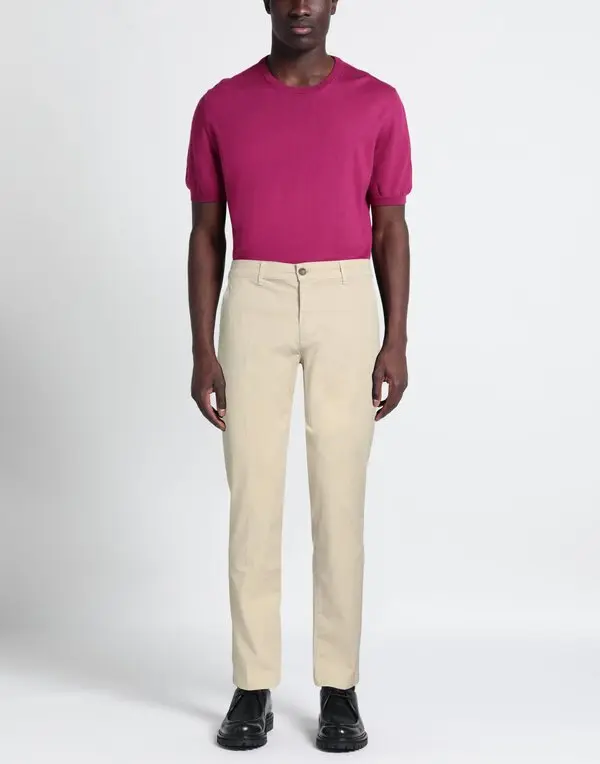 Costume National Pants Size Cotton, Elastane - Beige
