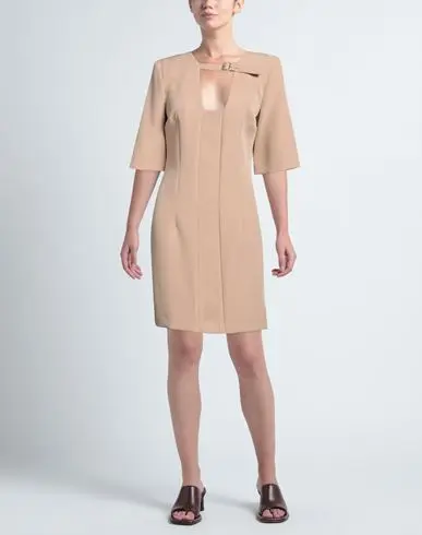 SIMONA CORSELLINI Mini Dress - Beige