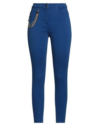 Elisabetta Franchi Skinny Jeans With Detachable Application - Blue