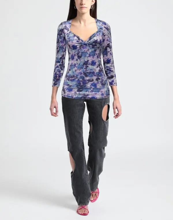 Isabel Marant Chenille Knit Top - Purple