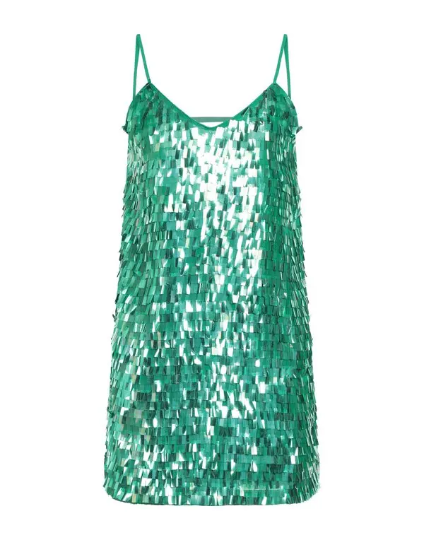 Pinko Mini Sequinned Dress - Green
