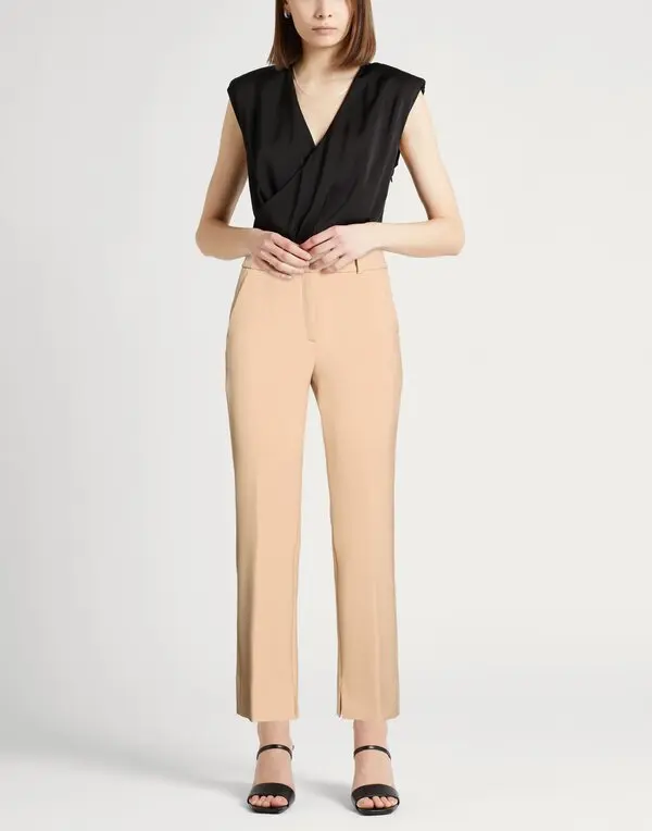 Peserico Pants Sand Size Polyester, Viscose, Cotton, Elastane - Beige