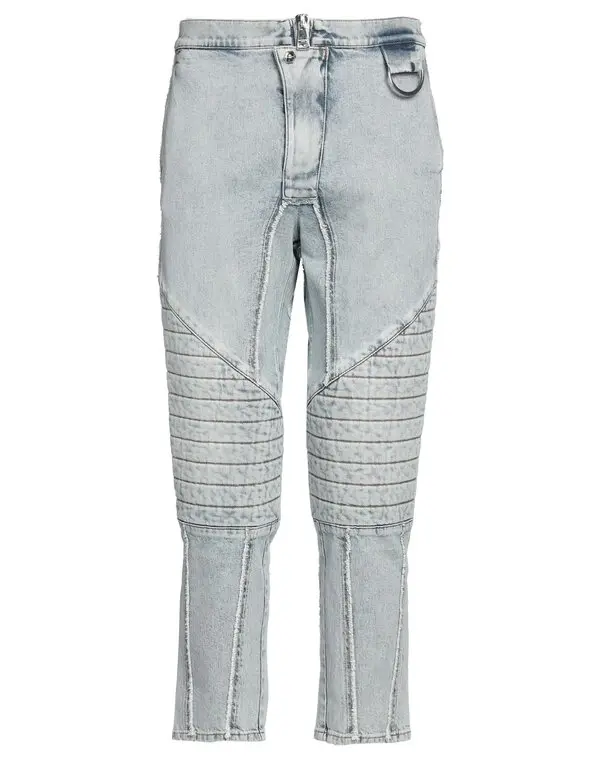 Balmain Tapered Jeans With Embellishment - Blue