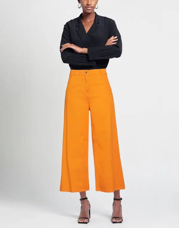 True Royal Wide Leg Pants - Orange