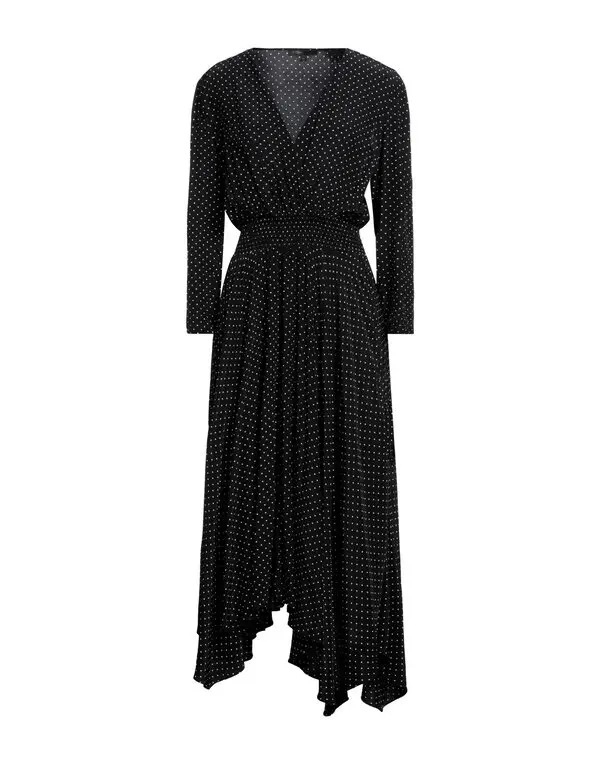 Maje Midi Viscose Dress - Black