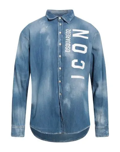 Dsquared2 Denim Shirt Size Cotton, Elastane