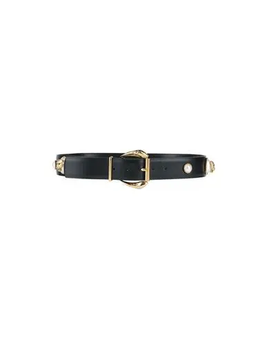 Roberto Cavalli Bovine Leather Belt - Black