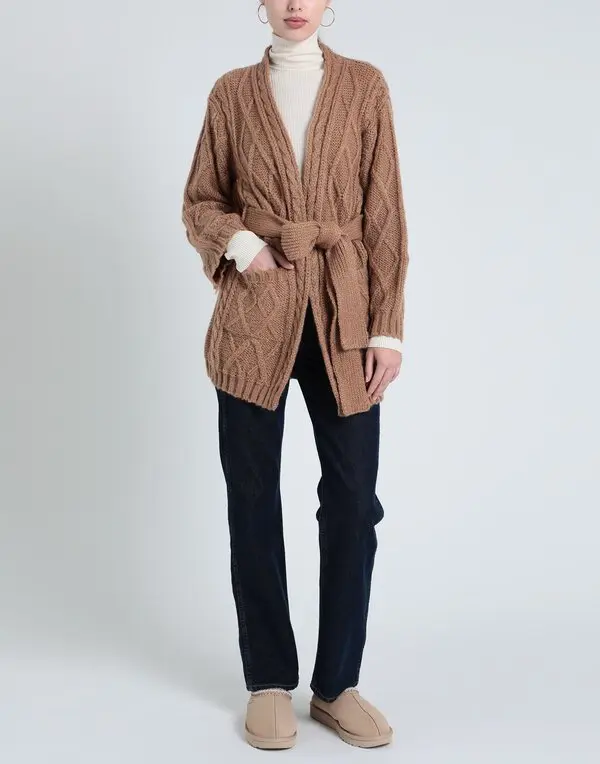 PINK MEMORIES Cable-knit Cardigan