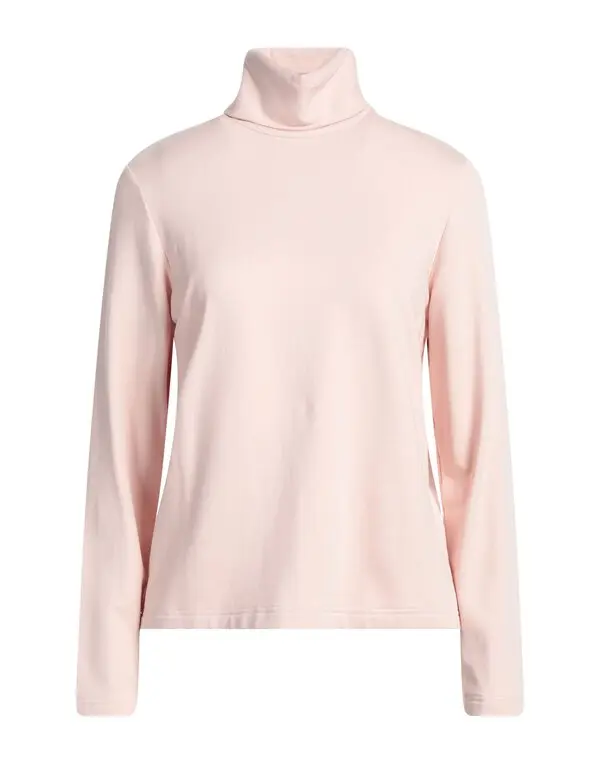 Majestic Filatures Viscose And Elastane Turtleneck Sweatshirt - Pink