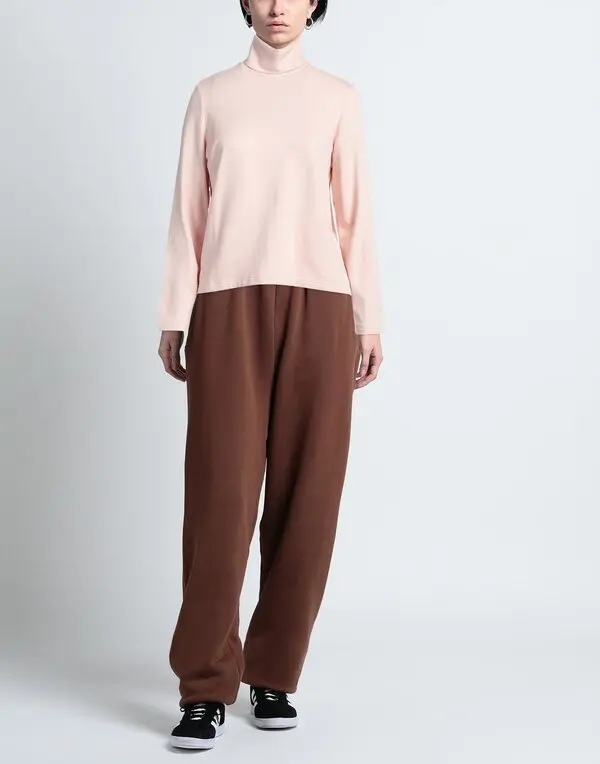 Majestic Filatures Viscose And Elastane Turtleneck Sweatshirt - Pink