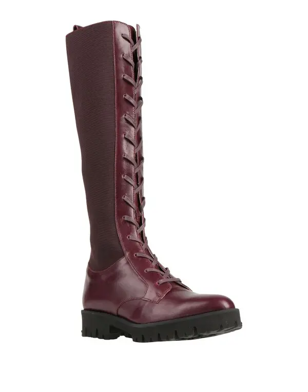 Theory Leather Boots - Purple