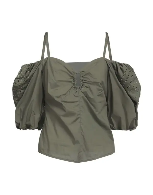 Pinko Appliquéd Poplin Top