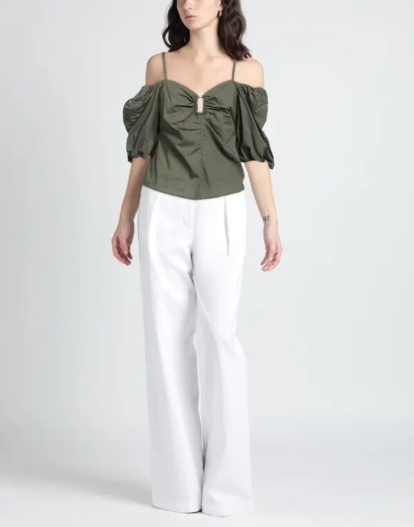 Pinko Appliquéd Poplin Top