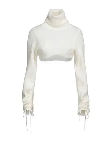 ANDREĀDAMO Turtleneck Knit Top - Ivory