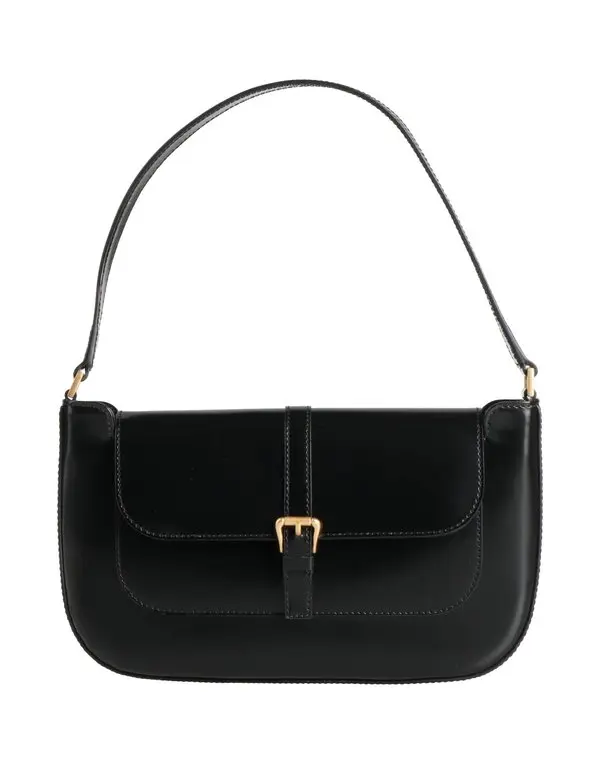 By Far Bovine Leather Handbag - Black