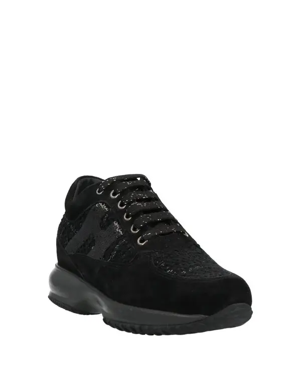 Hogan Sneakers Size Soft Leather, Textile Fibers