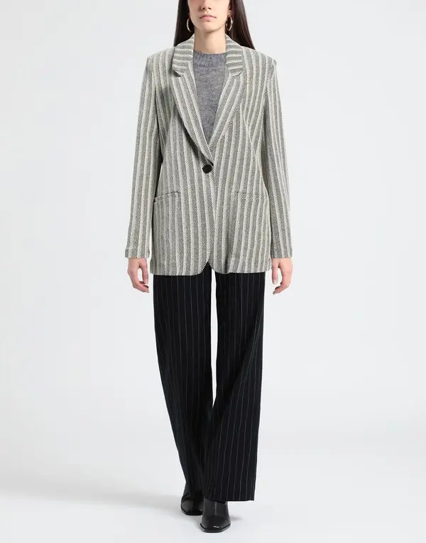 Emporio Armani Single-breasted Striped Blazer