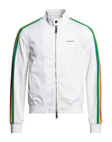 Dsquared2 Gabardine Jacket With Side Stripes