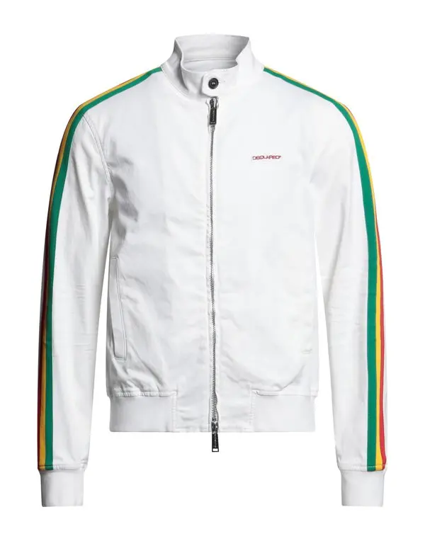 Dsquared2 Gabardine Jacket With Side Stripes
