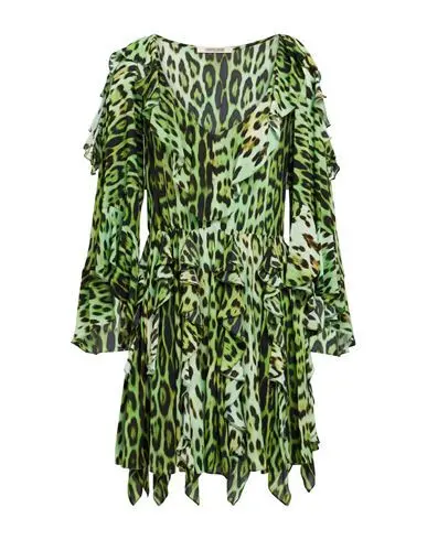Roberto Cavalli Mini Dress - Acid Green