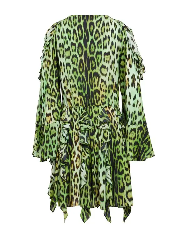 Roberto Cavalli Mini Dress - Acid Green