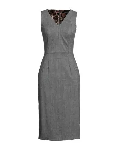 Dolce & Gabbana Midi Dress Virgin Wool, Elastane - Grey