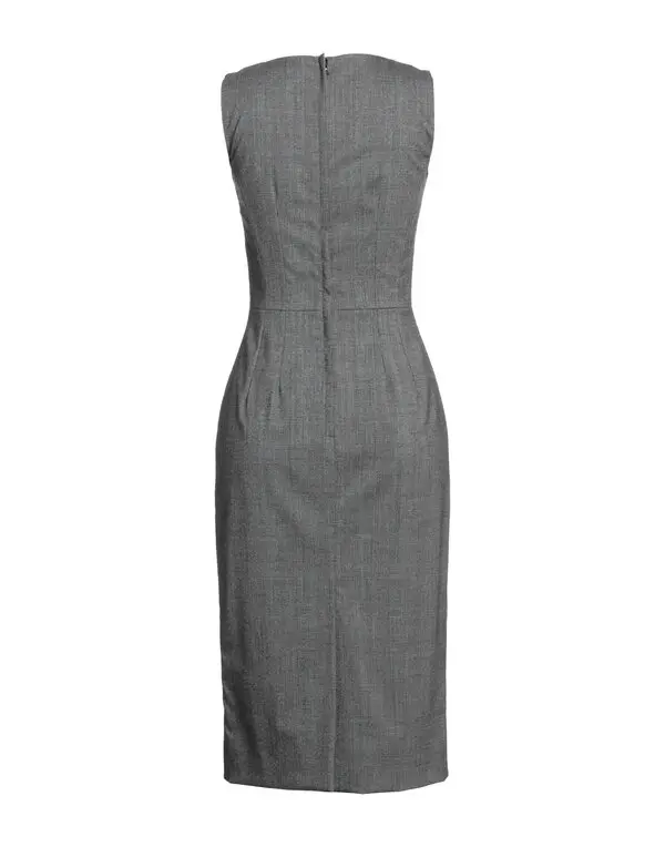 Dolce & Gabbana Midi Dress Virgin Wool, Elastane - Grey