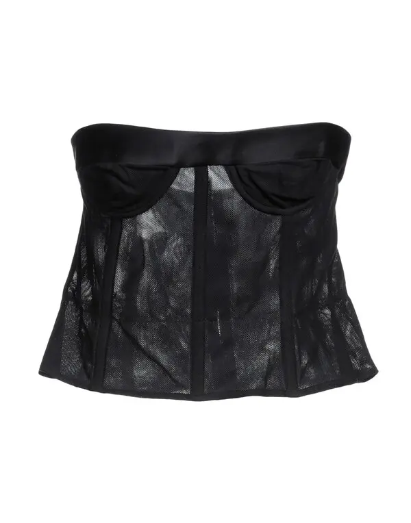 MAISON MARGIELA Tulle And Satin Top