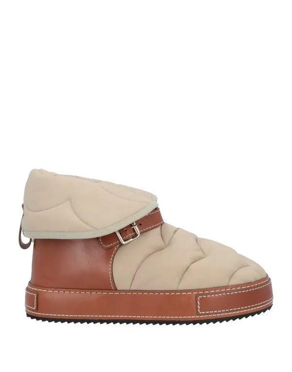 Chloé Ankle Boots Size Leather, Textile Fibers
